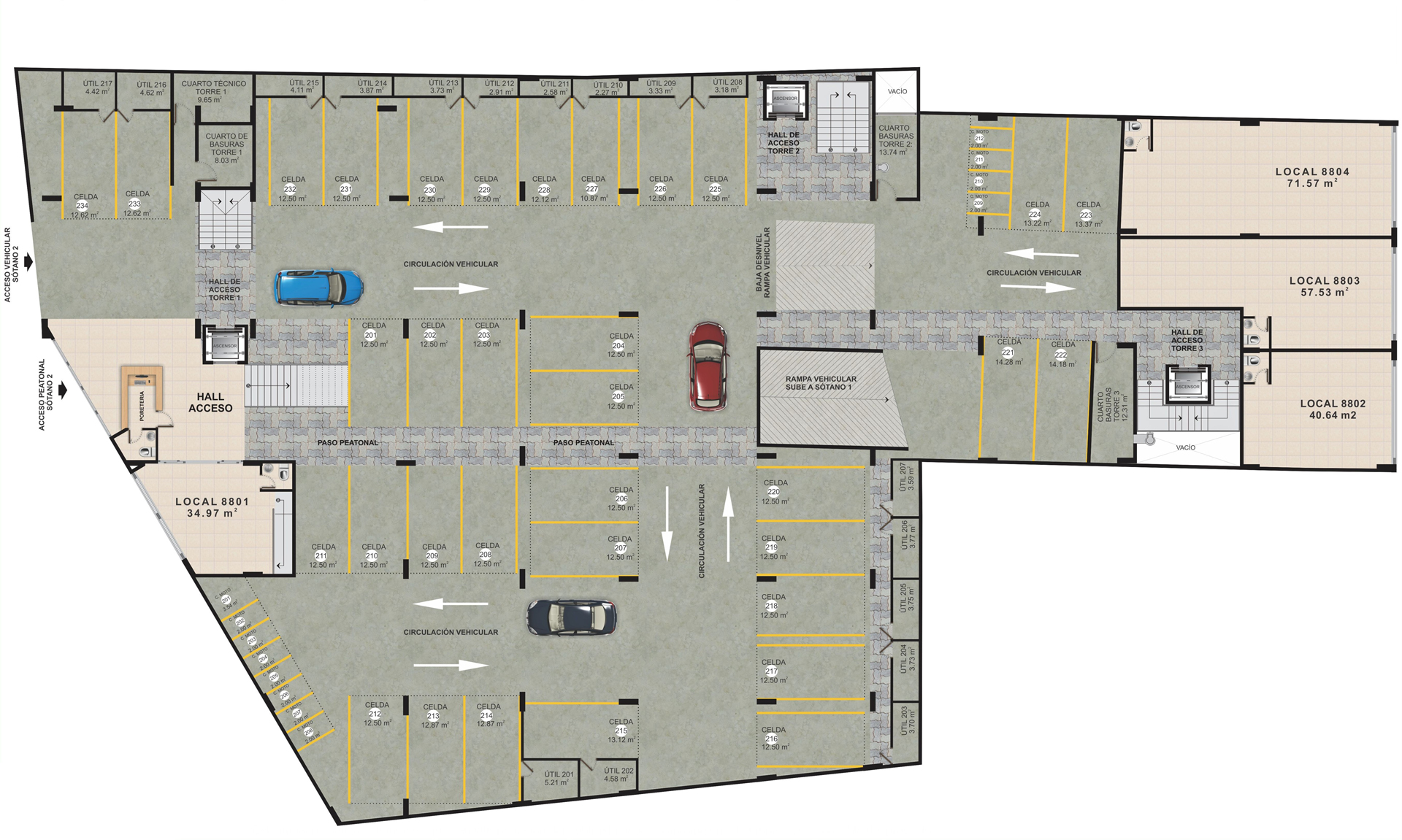 Plantas Típicas Parqueaderos Brisas Del Rio – Constructores Asociados ...